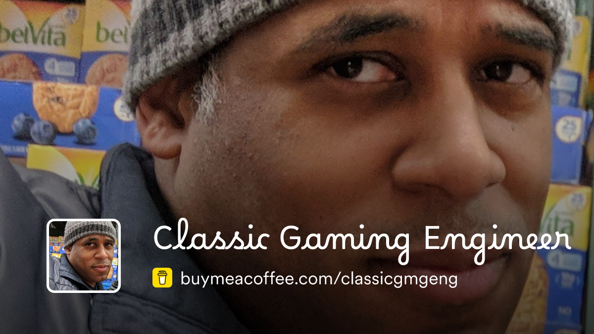 Classic Gaming Engineer - Buymeacoffee