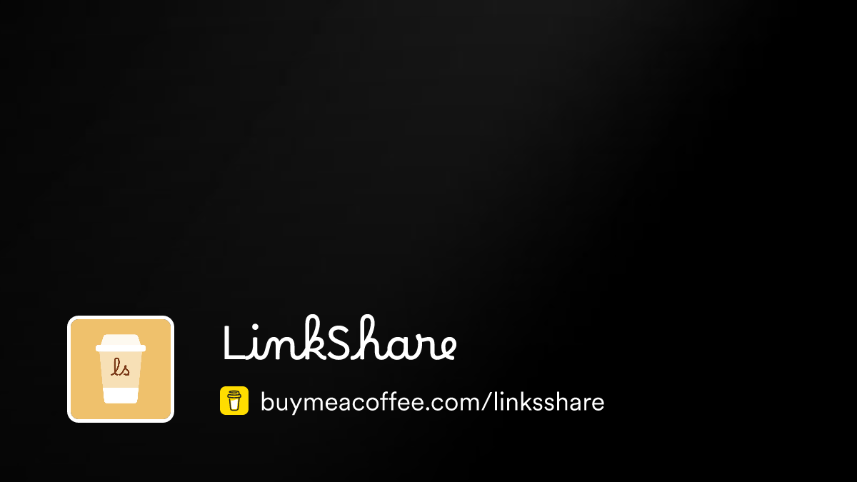 LinkShare is website to help bug bounty hunters - Buymeacoffee