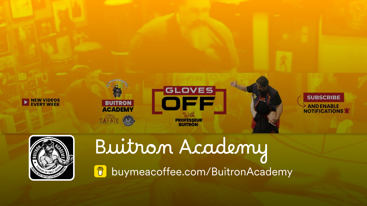 Buitron Academy is The 1st school of Savate🥊in the USA, it has a podcast Gloves Off - Buymeacoffee
