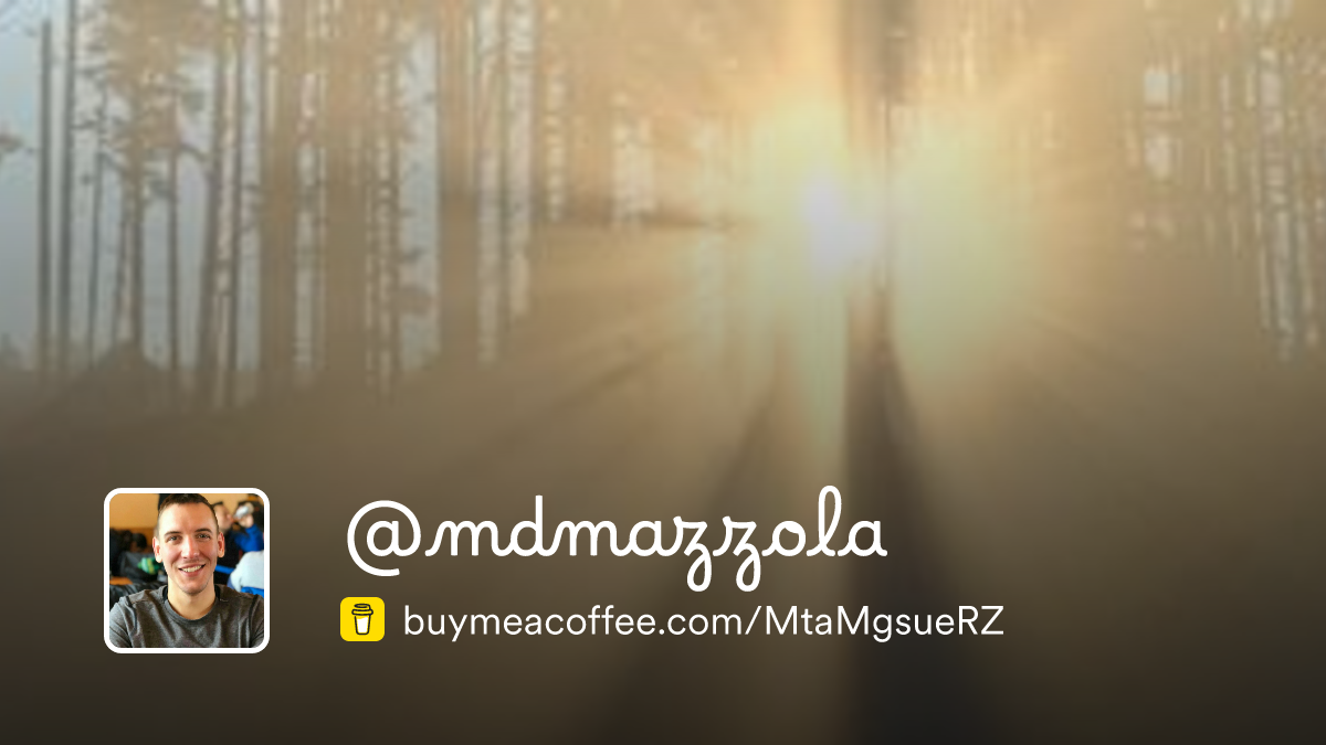 @mdmazzola is an Ambitious Engineer creating Software - Buymeacoffee