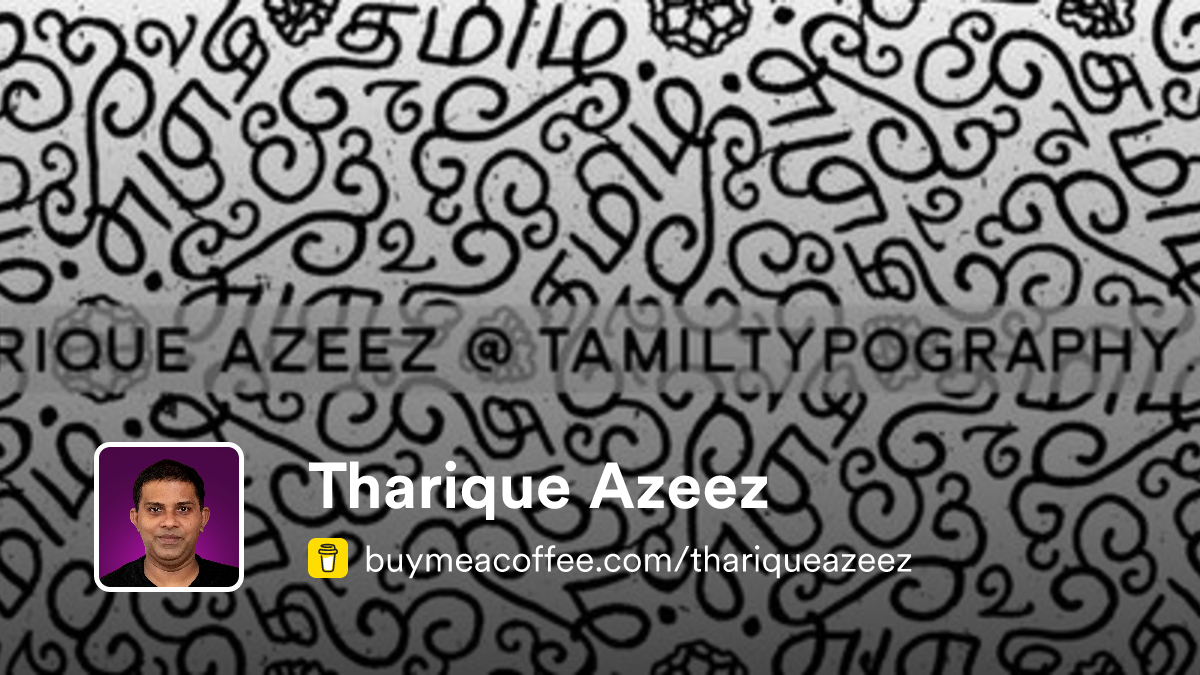 Extras | Tharique Azeez - Buymeacoffee