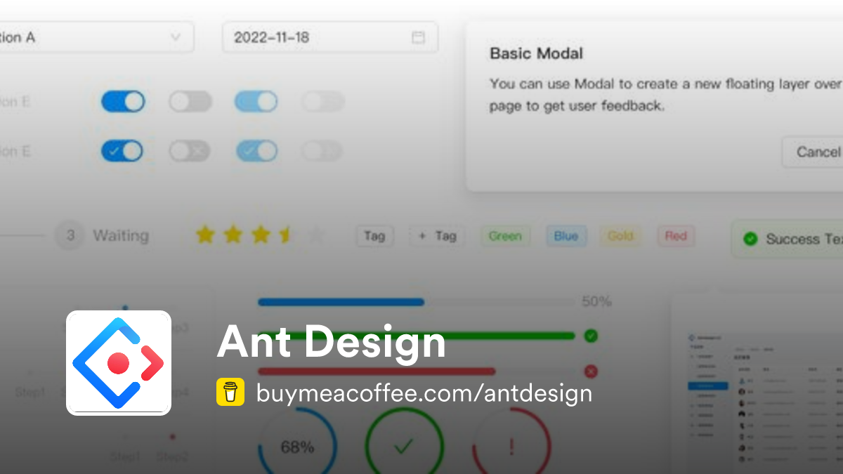 Ant Design Is An Enterprise Class Ui Design Language And React Ui