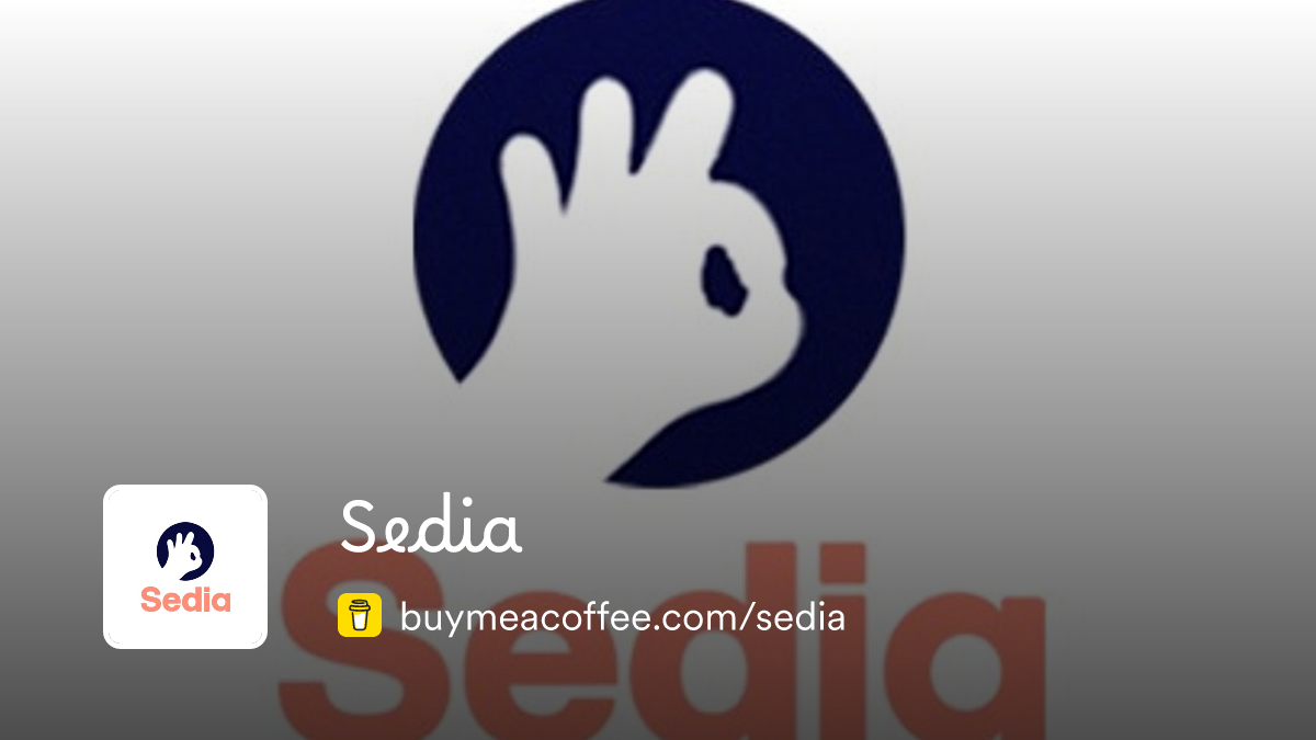 Sedia is creating a free contact-tracing solution. - Buymeacoffee