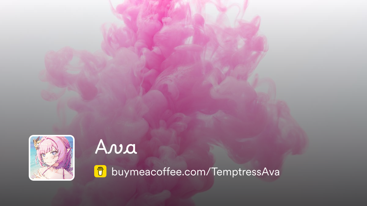 Ava is creating content ~ - Buymeacoffee