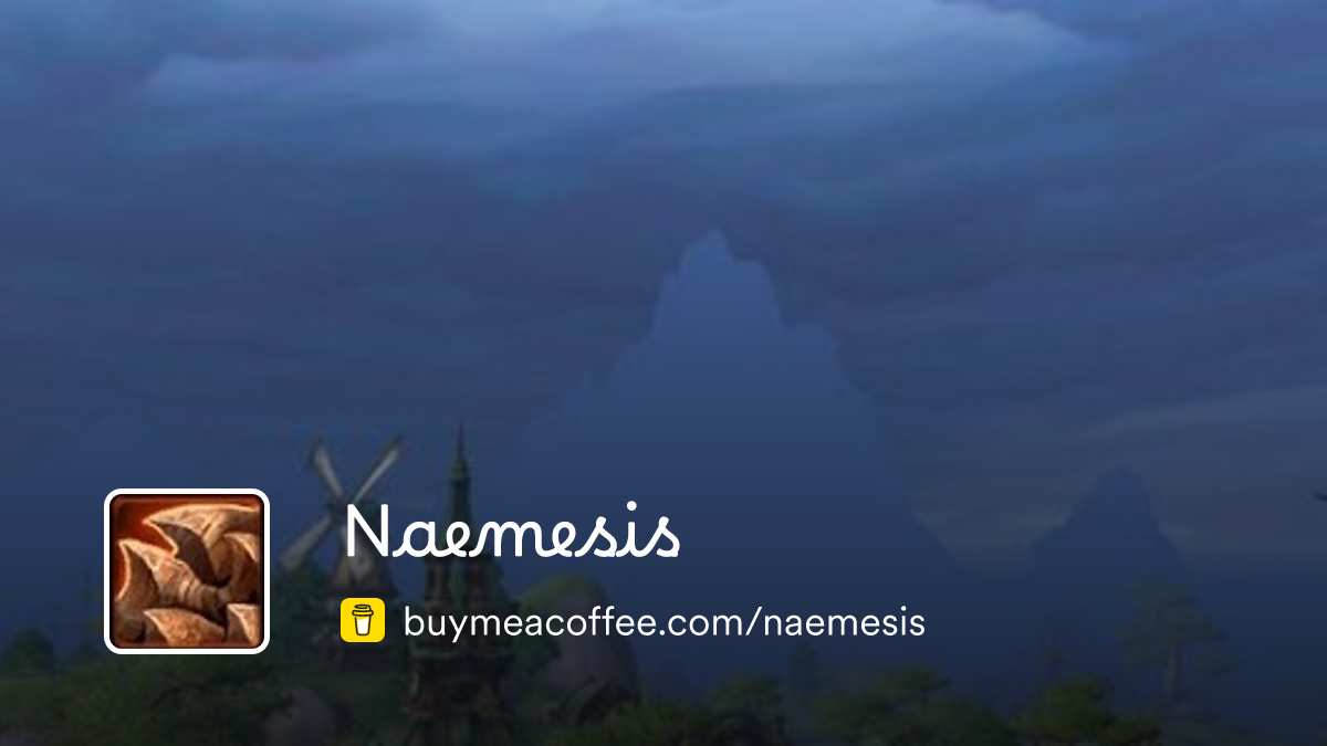 Naemesis is creating custom WeakAuras. - Buymeacoffee
