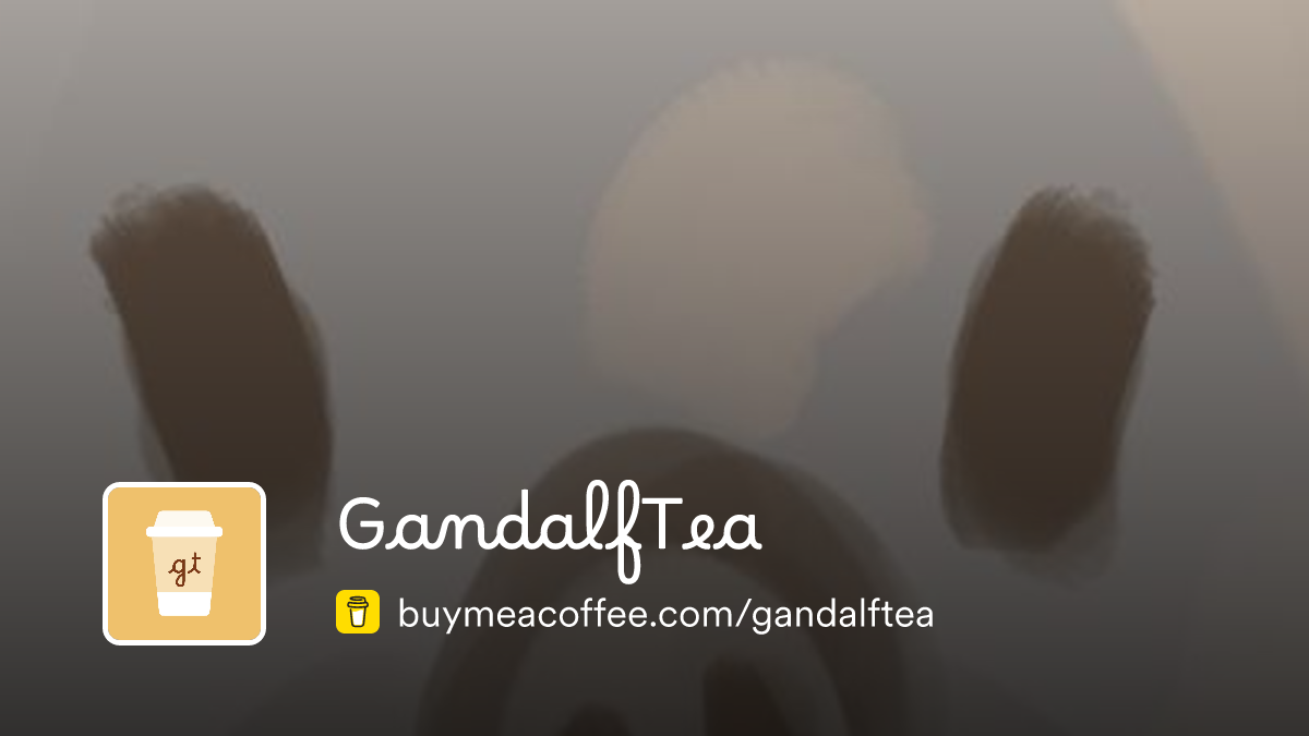 GandalfTea is creating software and drawings - Buymeacoffee