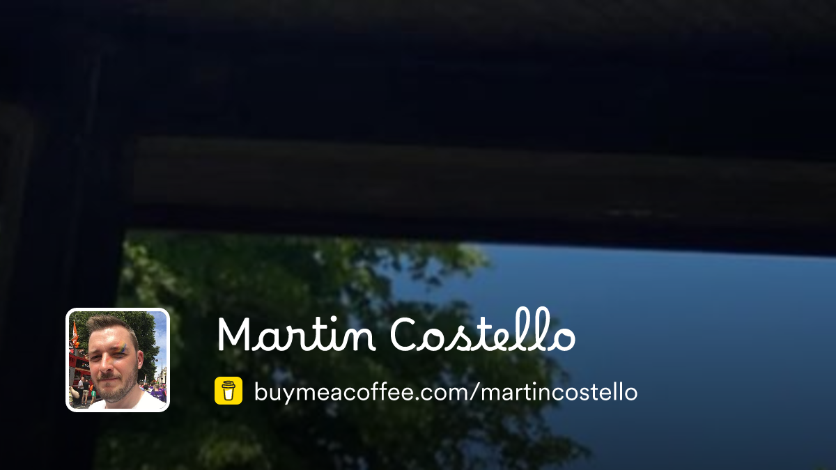 Martin Costello is creating open source software - Buymeacoffee