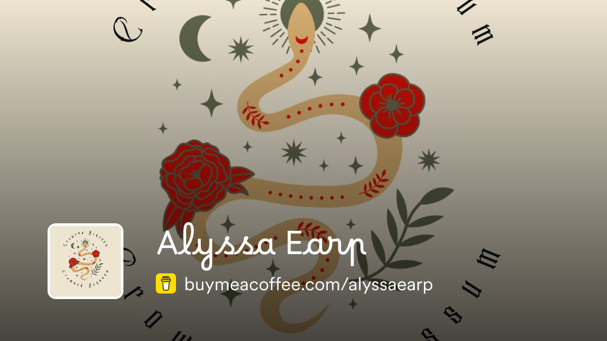 Alyssa Earp is Creating Tarot readings and Instagram content. - Buymeacoffee