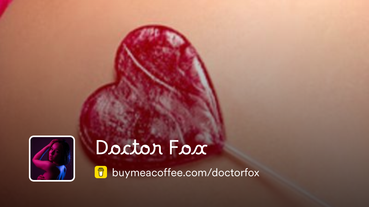 Doctor Fox is Creation - Buymeacoffee
