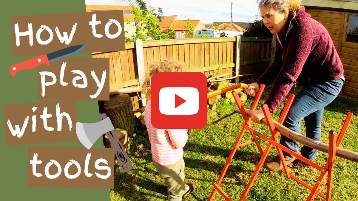 Ever feel stuck between chaos and control with tool use? 🔨🌳 — Forest School Lou - Buymeacoffee