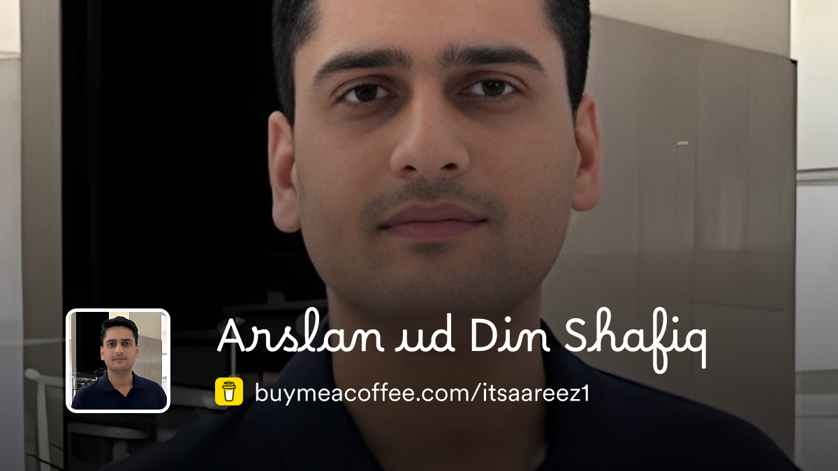 Extras | Arslan ud Din Shafiq - Buymeacoffee