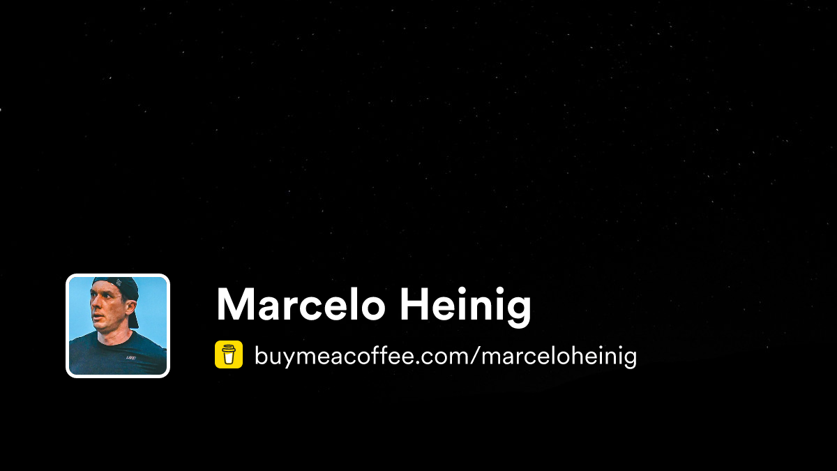 Marcelo Heinig is Knowledge - Buymeacoffee