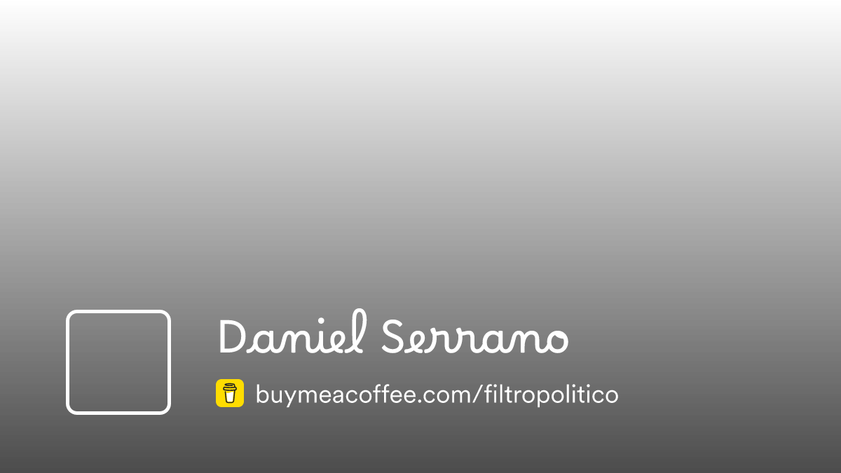 Daniel Serrano - Buymeacoffee