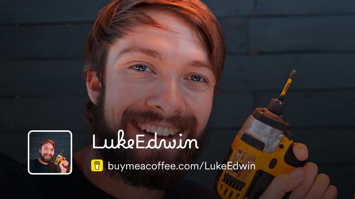 LukeEdwin is Making Photography YouTube Videos / gear reviews / tutorials - Buymeacoffee
