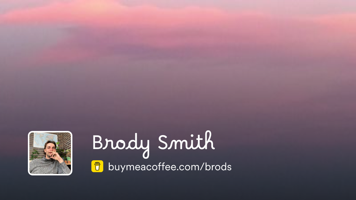 Brody Smith is making cool web things - Buymeacoffee