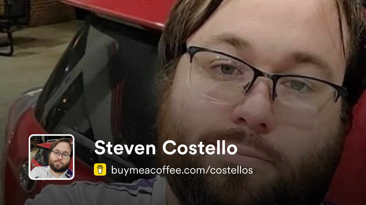 Steven Costello is Web Developer - Buymeacoffee