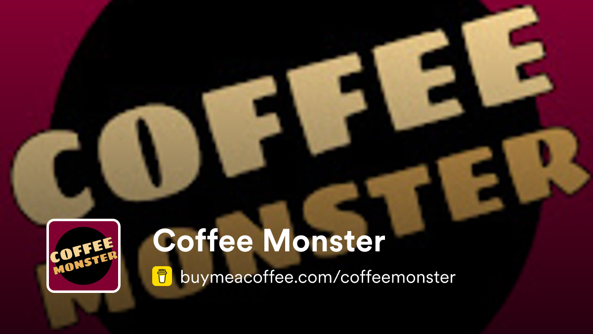 Coffee Monster is Creating You Tube content on Graphic Design and building a channel - Buymeacoffee