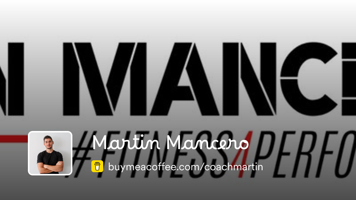 Martin Mancero is coach en línea y creador de contenido de fitness ...