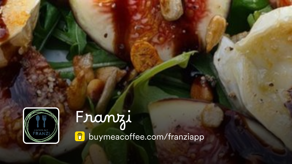 Franzi is creating new recipes and new website features - Buymeacoffee