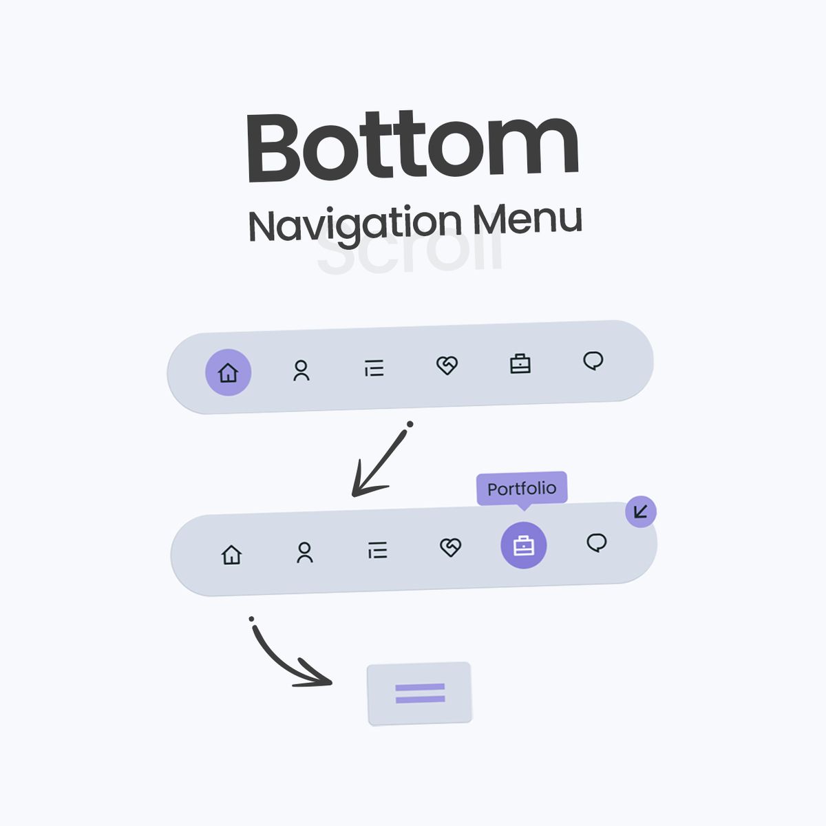 Create a Bottom Navigation Menu For Your Website | With More Features - HTML, CSS & JS — Coding ...