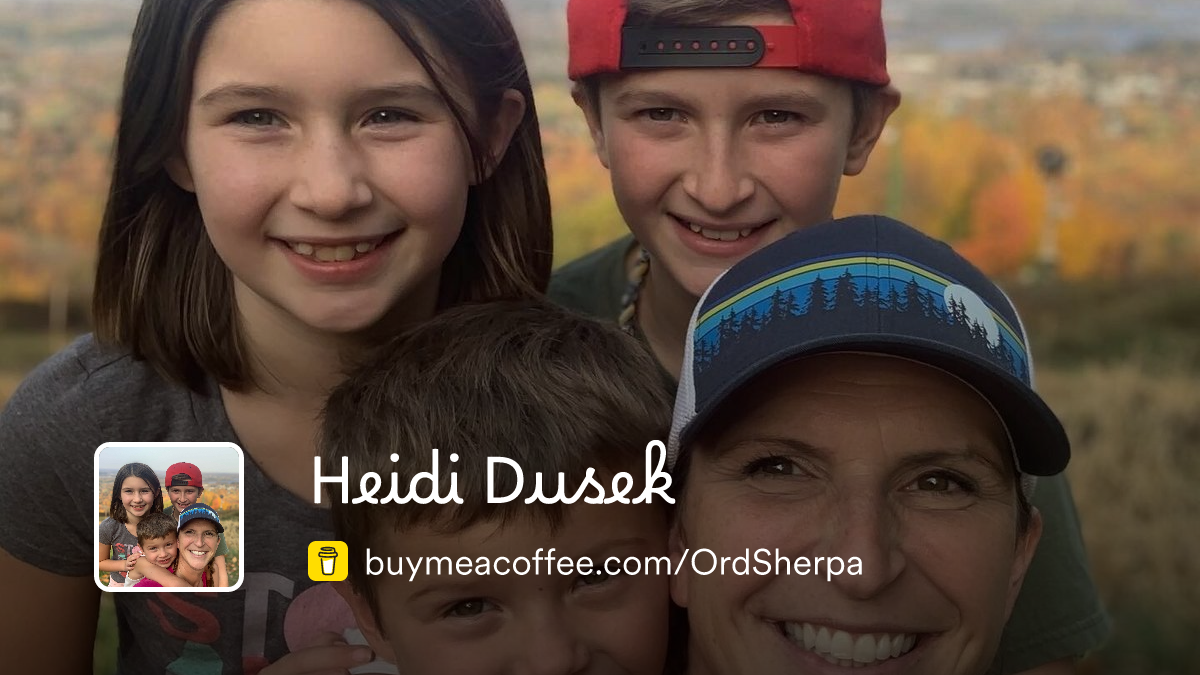 Heidi Dusek is Ordinary Sherpa podcast - Buymeacoffee