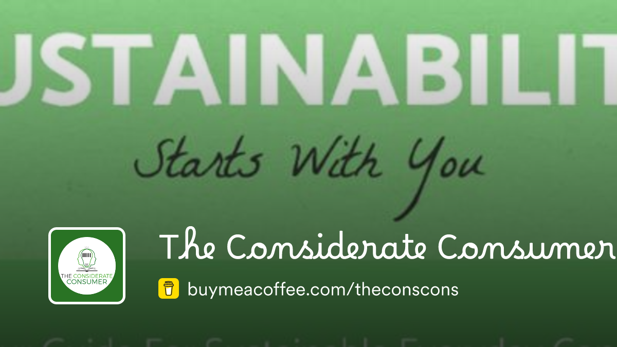The Considerate Consumer is a digital manual for sustainable every-day ...
