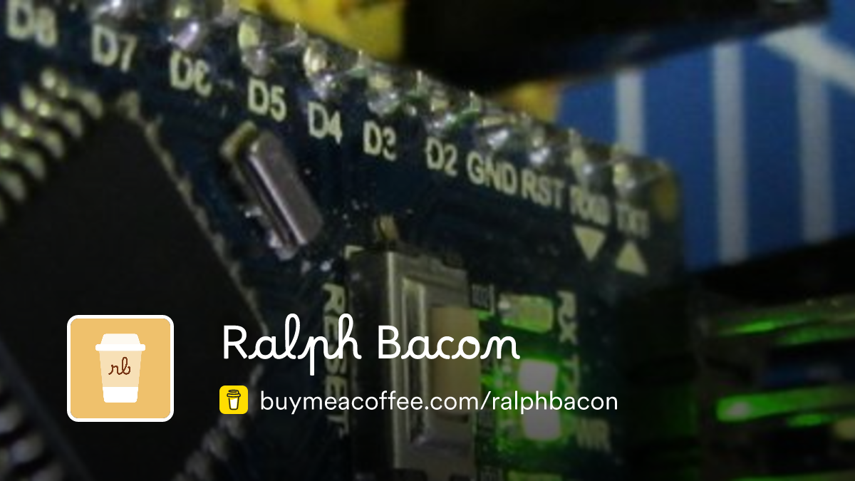 Ralph Bacon is Creating Arduino & other microController projects ...
