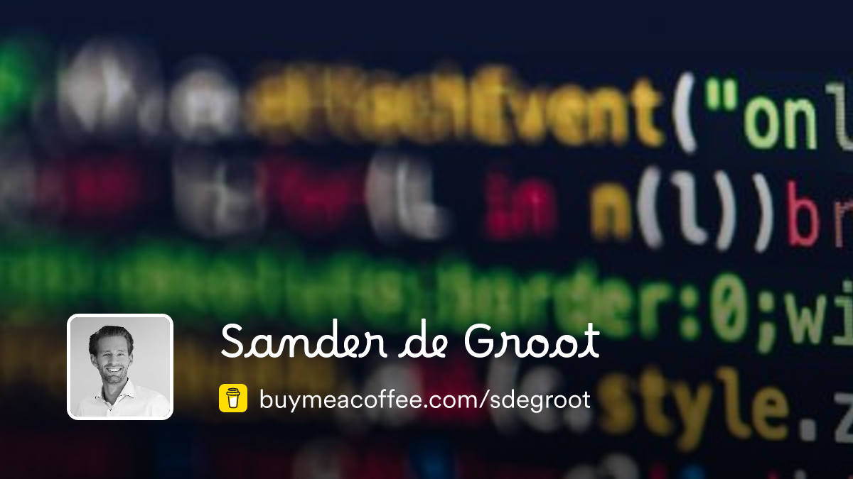 Sander de Groot is building goodword.io for freelancers - Buymeacoffee