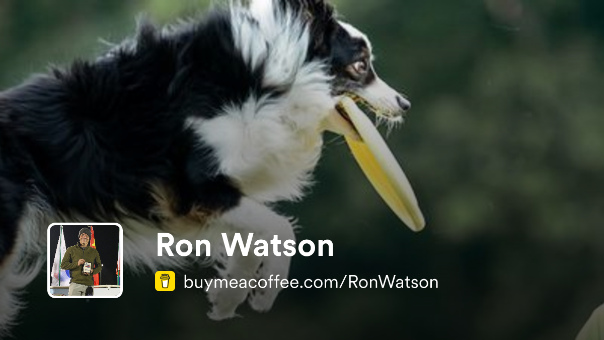 Ron Watson is doing dog stuff... it's a good day to jam - Buymeacoffee