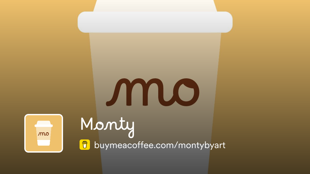 Monty - Buymeacoffee
