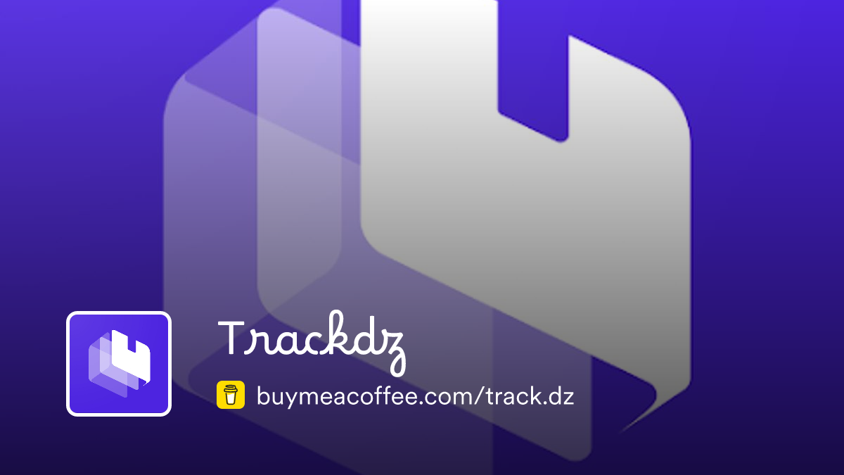 Trackdz is Tracking Parcels App - Buymeacoffee