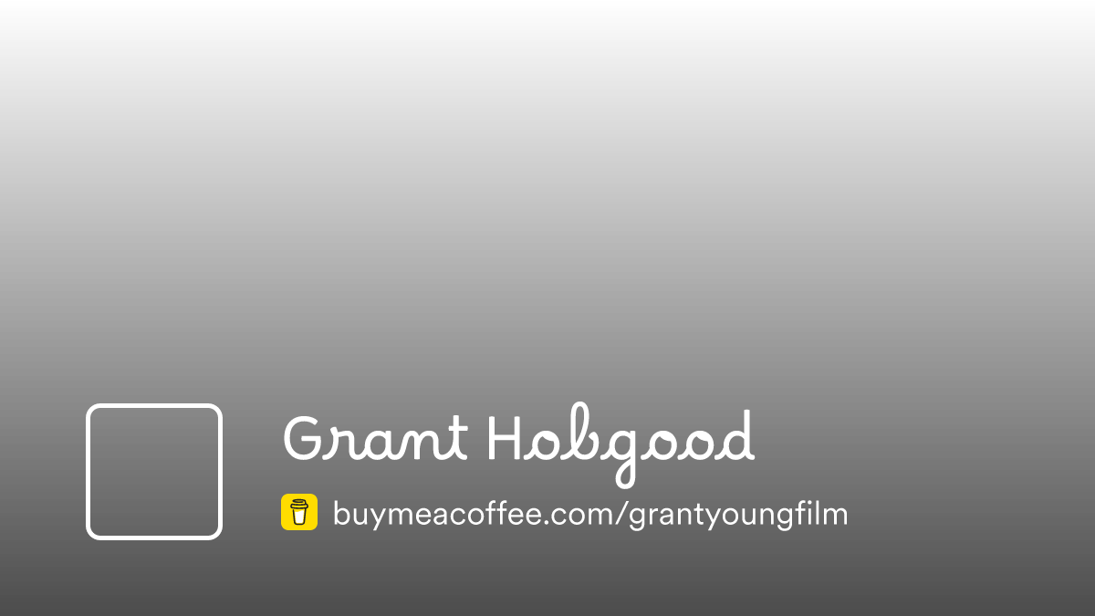 Grant Hobgood - Buymeacoffee