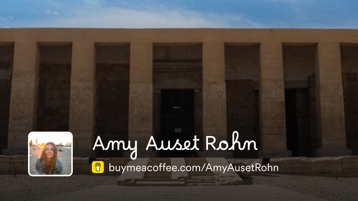 Amy Auset Rohn is creating tours to Egypt, videos on Egyptian magic ...