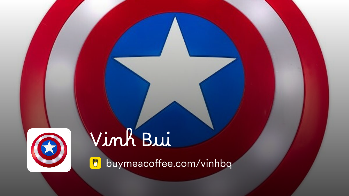 Vinh Bui is creating things that breaks the limit and save time! - Buymeacoffee