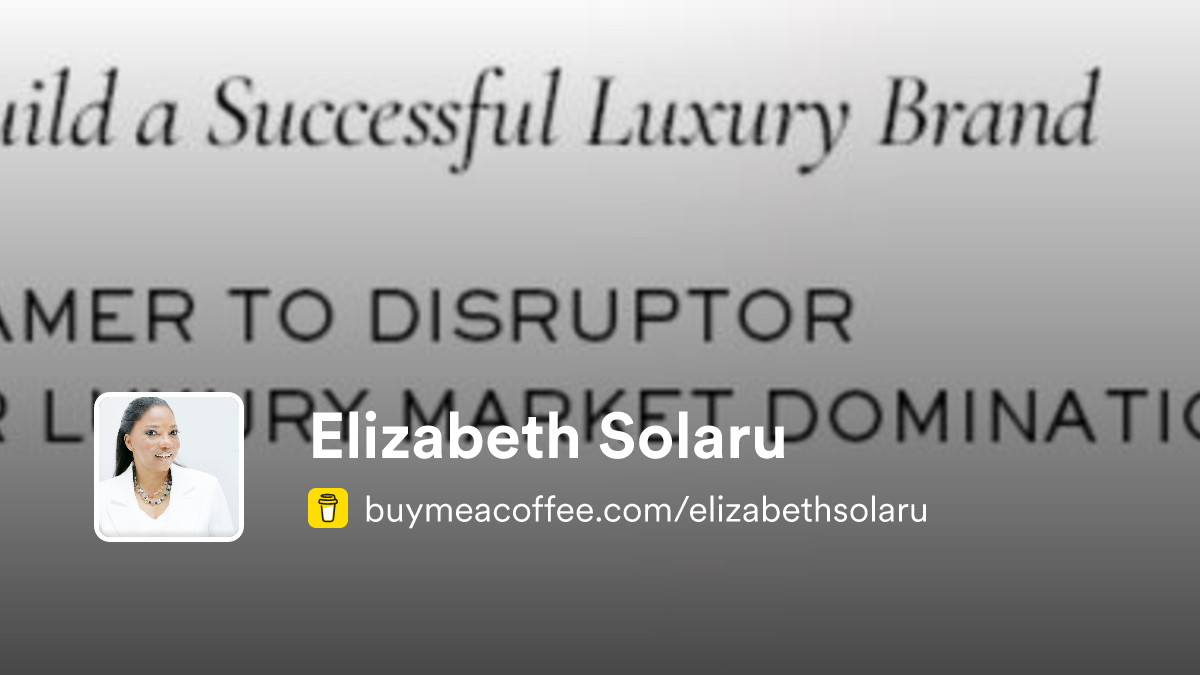 Elizabeth Solaru is Artist - Buymeacoffee