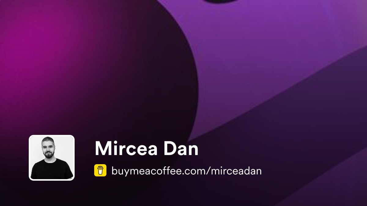 Mircea Dan is Abstract Wallpapers and Street Photography - Buymeacoffee