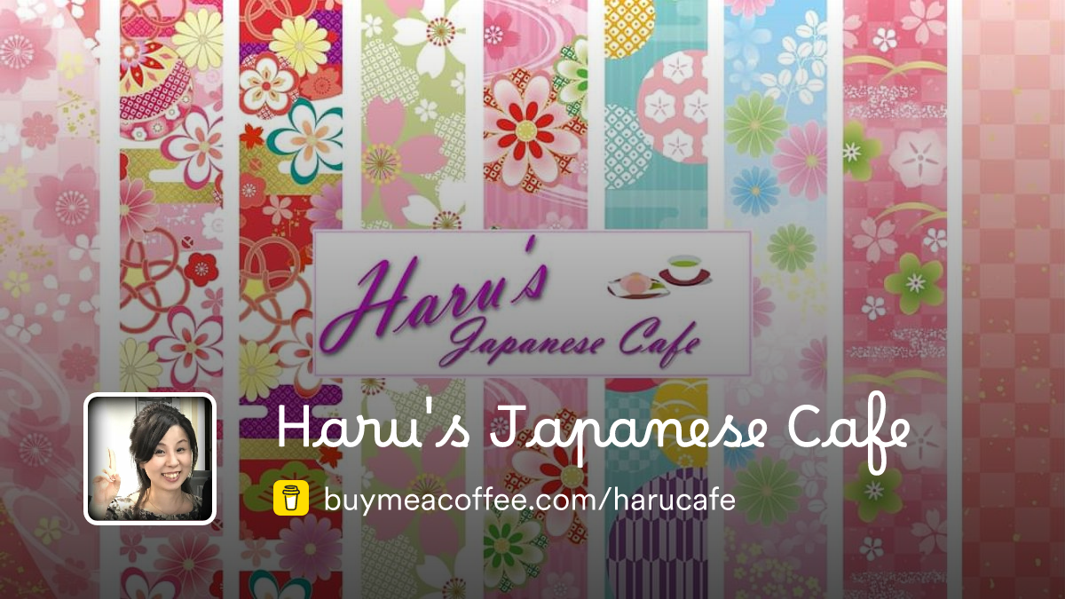 Haru's Japanese Cafe is creating videos teaching Japanese - Buymeacoffee