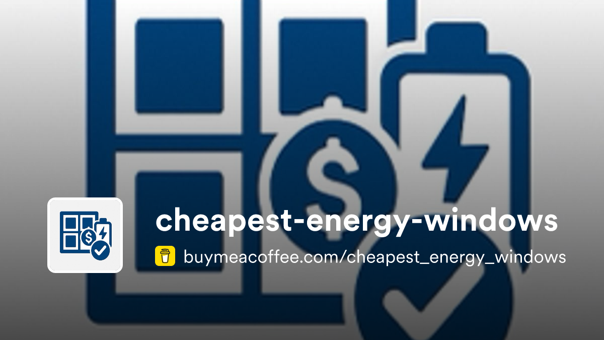cheapest-energy-windows - Buymeacoffee