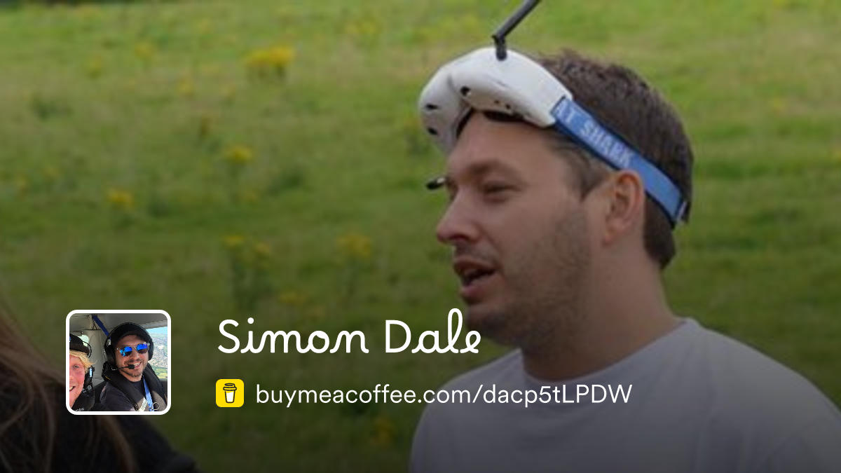 Simon Dale is Drone Advocate - Buymeacoffee
