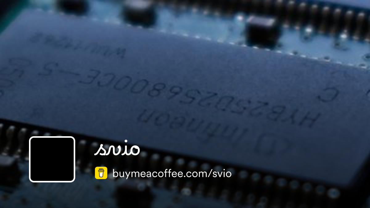 svio is a blog focused on hardware engineering - Buymeacoffee