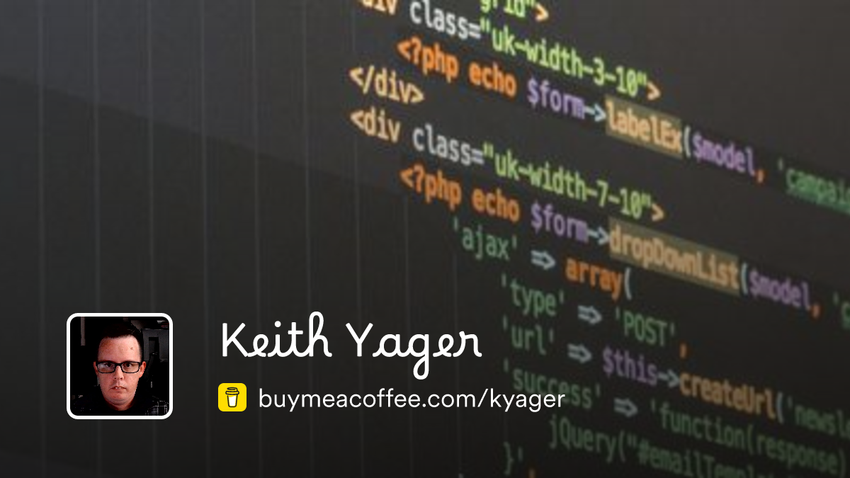 Keith Yager is writing articles - Buymeacoffee