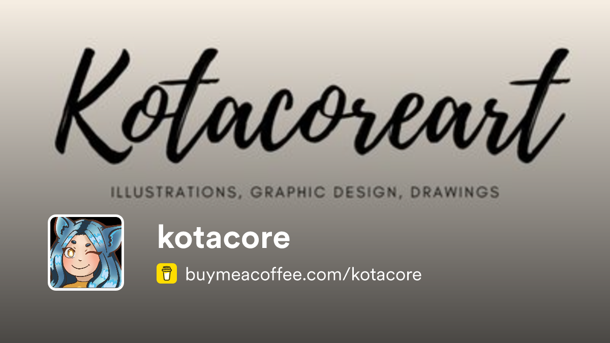 kotacore is artist doing illustrations, sketches, some handmade things ...