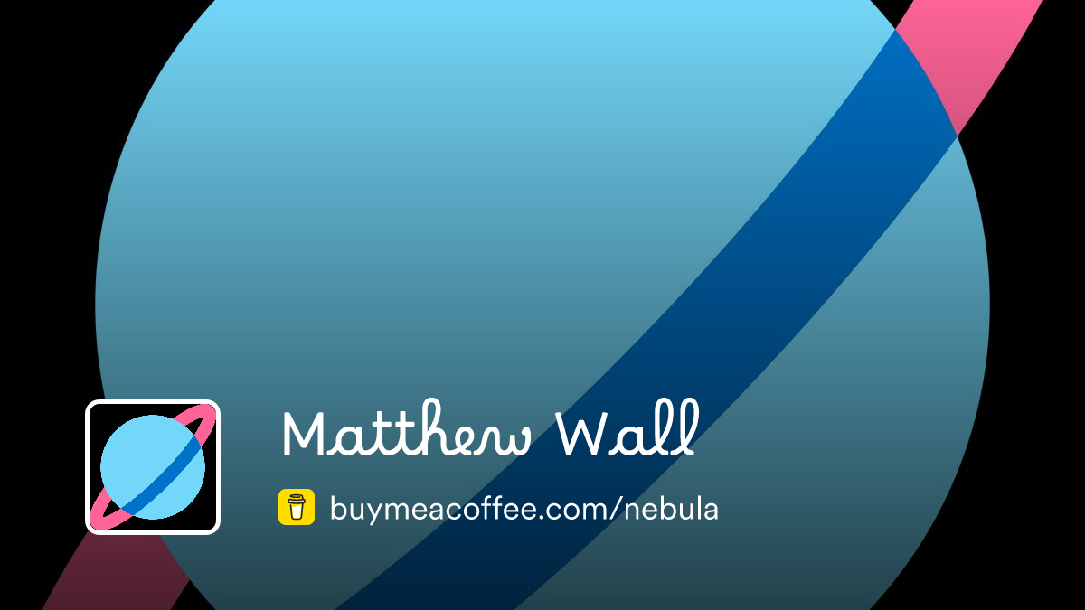 Matthew Wall - Buymeacoffee