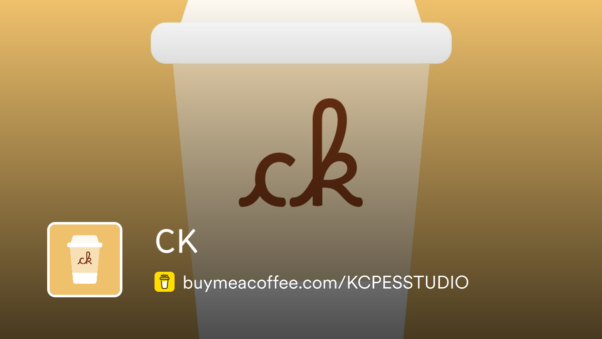 Extras | CK - Buymeacoffee