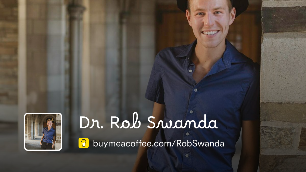 Dr. Rob Swanda is making science accessible - Buymeacoffee