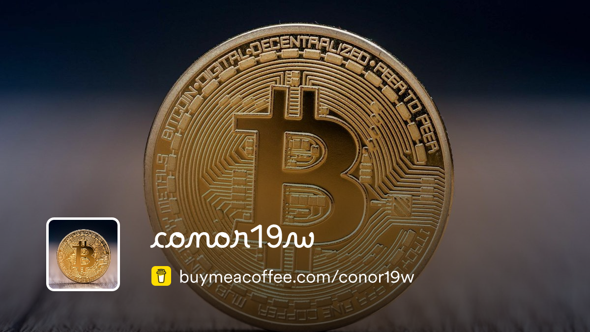 conor19w is Making open source Crypto bots - Buymeacoffee