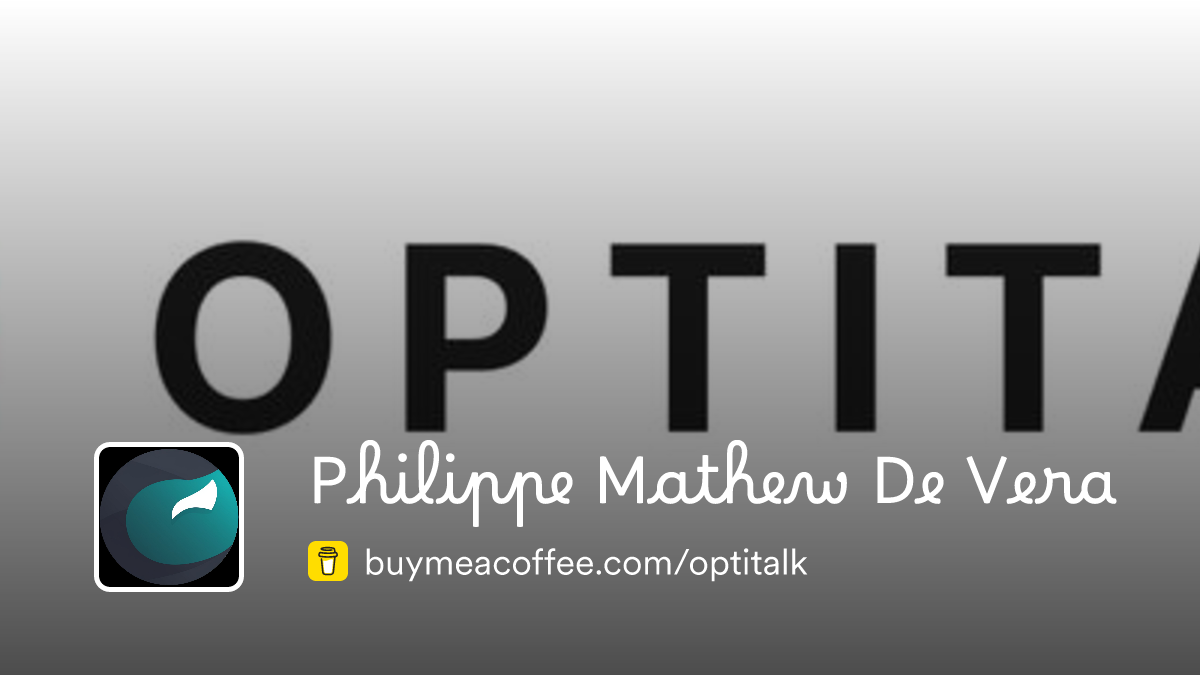 Philippe Mathew De Vera is Working on something big - Buymeacoffee