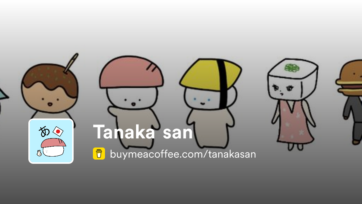 Tanaka san is teaching Japanese on YouTube & Instagram - Buymeacoffee