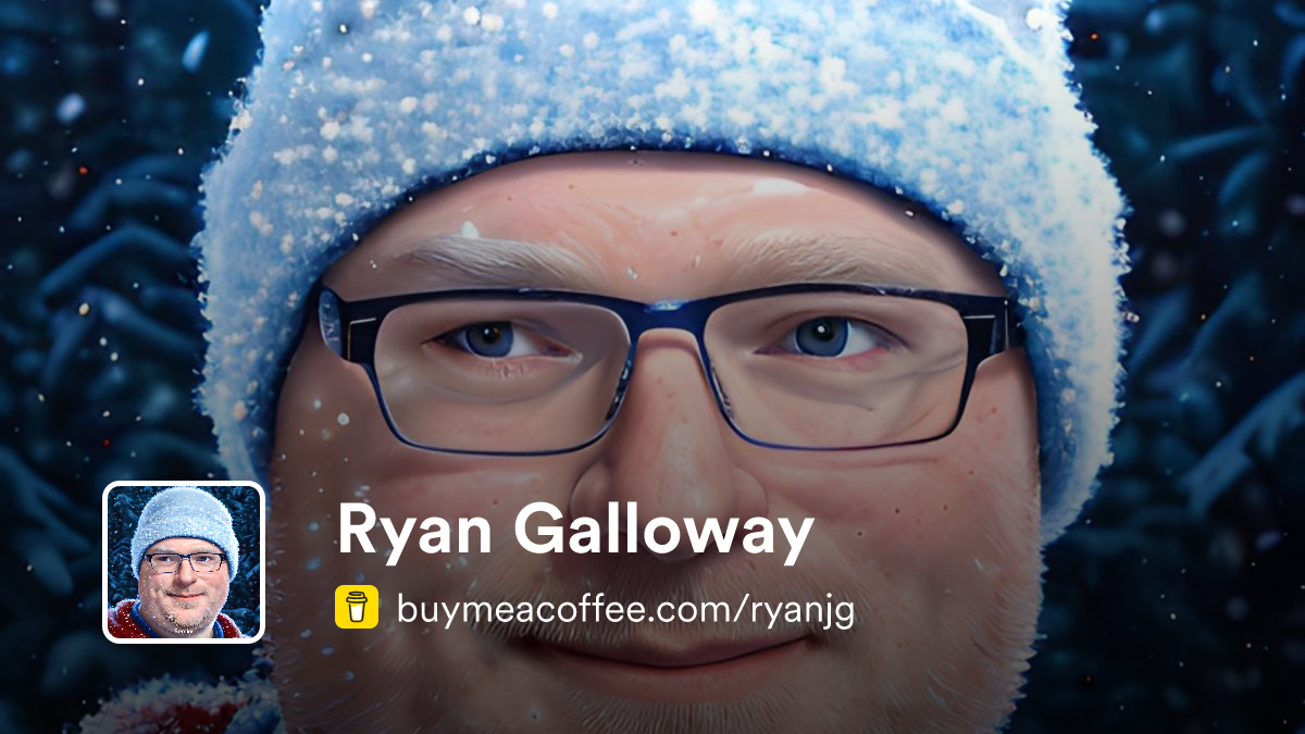 Ryan Galloway is Artist - Buymeacoffee