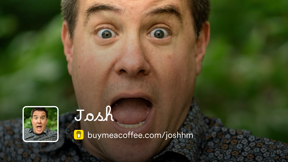 Josh is sharing his time - Buymeacoffee